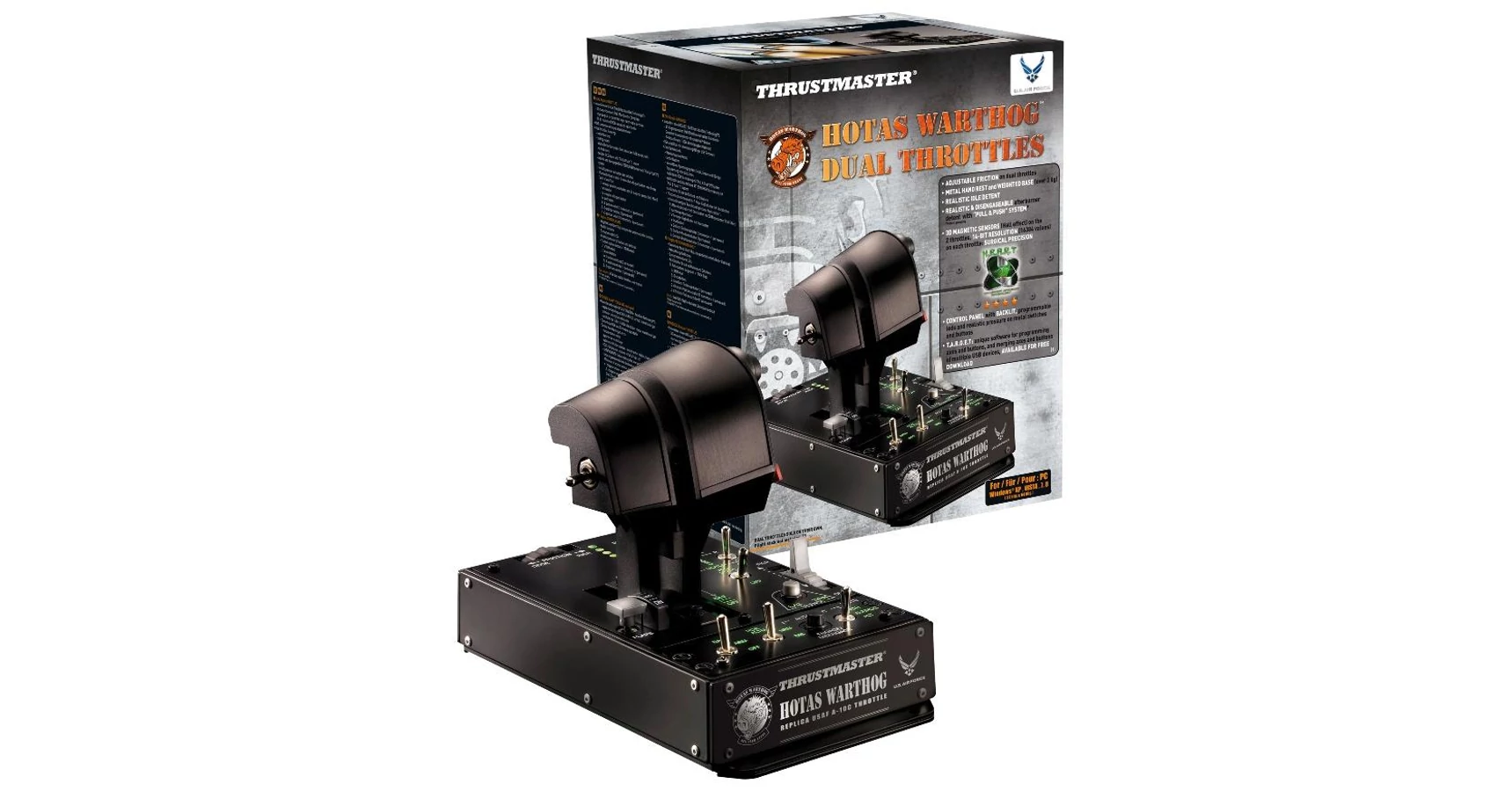 Thrustmaster Hotas Warthog Dual Throttle Gázkar Black - Thrustmaster ...