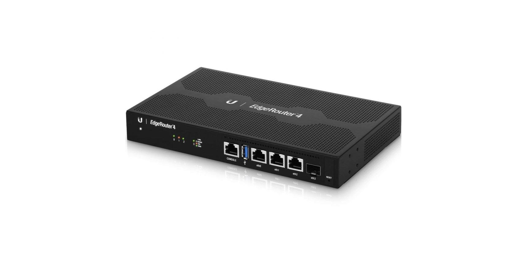 Ubiquiti EdgeRouter 4 4Port Gigabit Router with 1 SFP Port - Ubiquiti ...