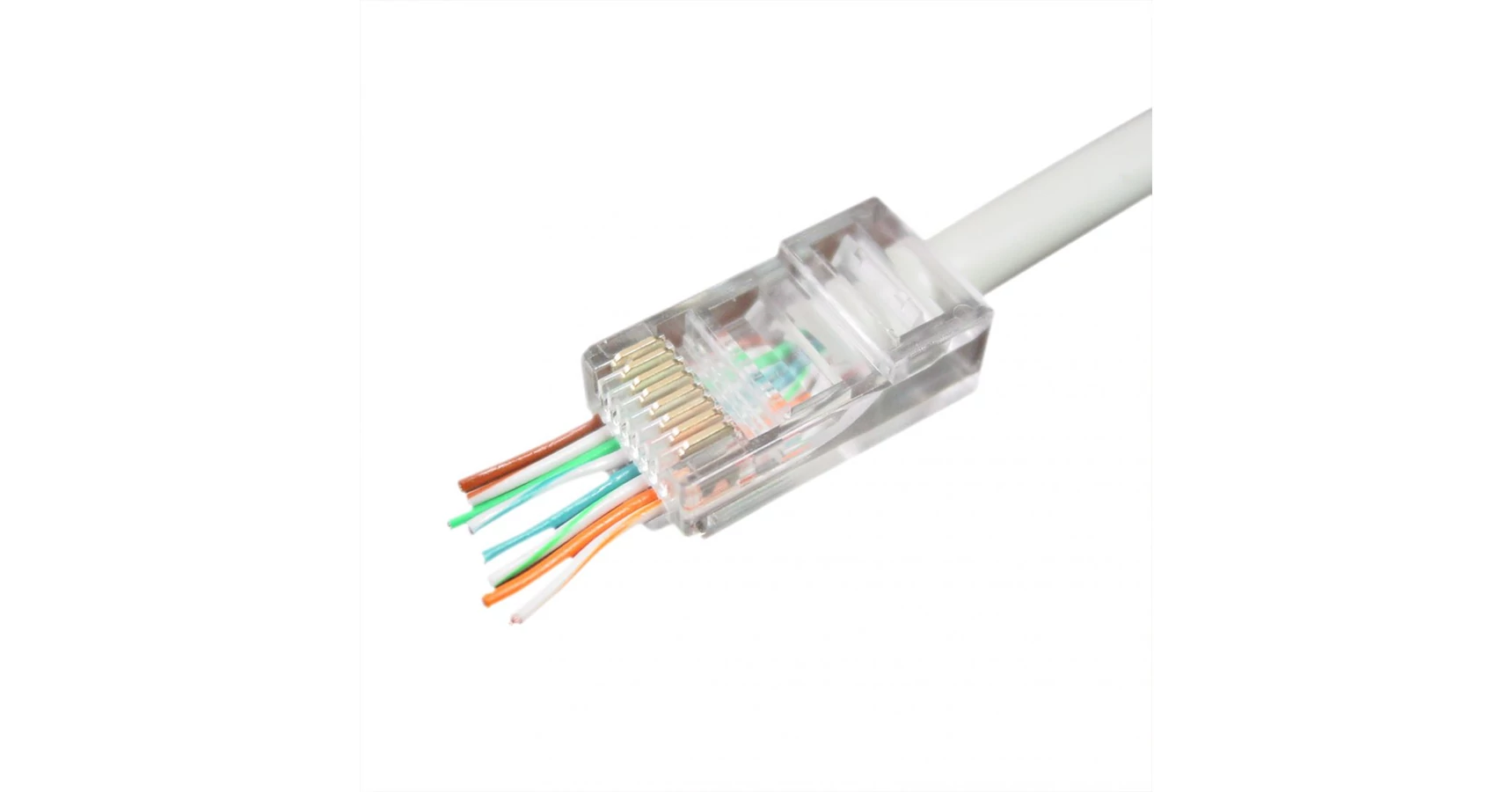Gembird Universal pass-through modular UTP plug RJ45/8P8C 10 pcs per ...