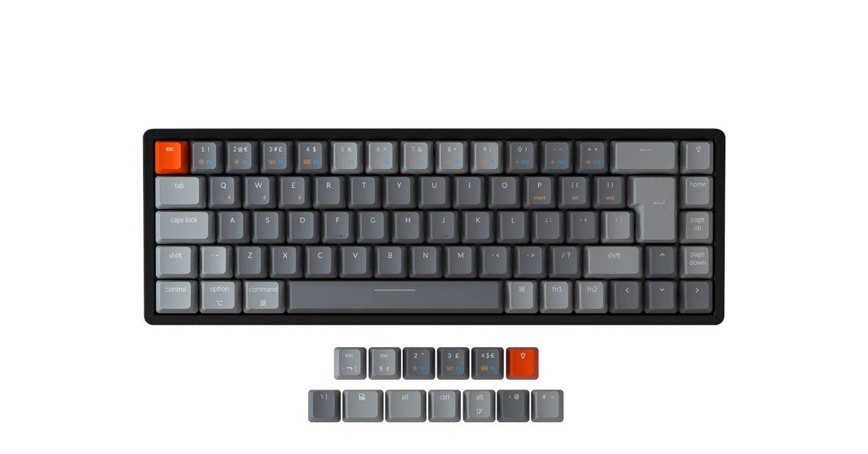 Keychron K6 Bluetooth RGB Wireless Mechanical Keyboard Black UK ...
