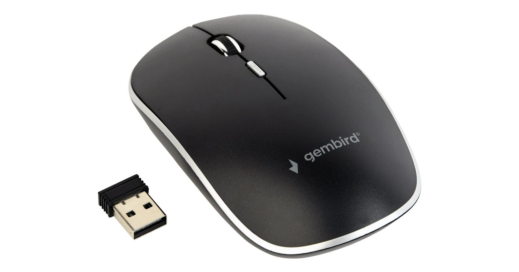 Gembird MUSW-4BS-01 Silent Wireless Optical Mouse Black - Gembird - PCLAND