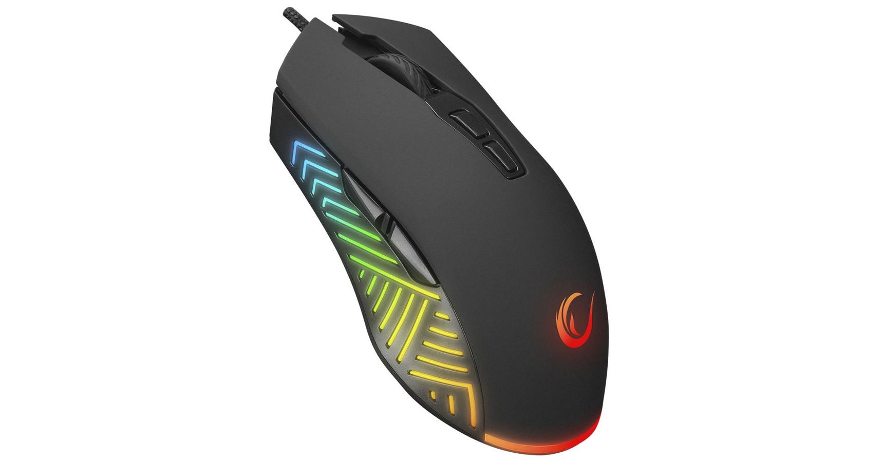 Rampage SMX-G68 SPEAR Gaming RGB Mouse Black - Rampage - PCLAND