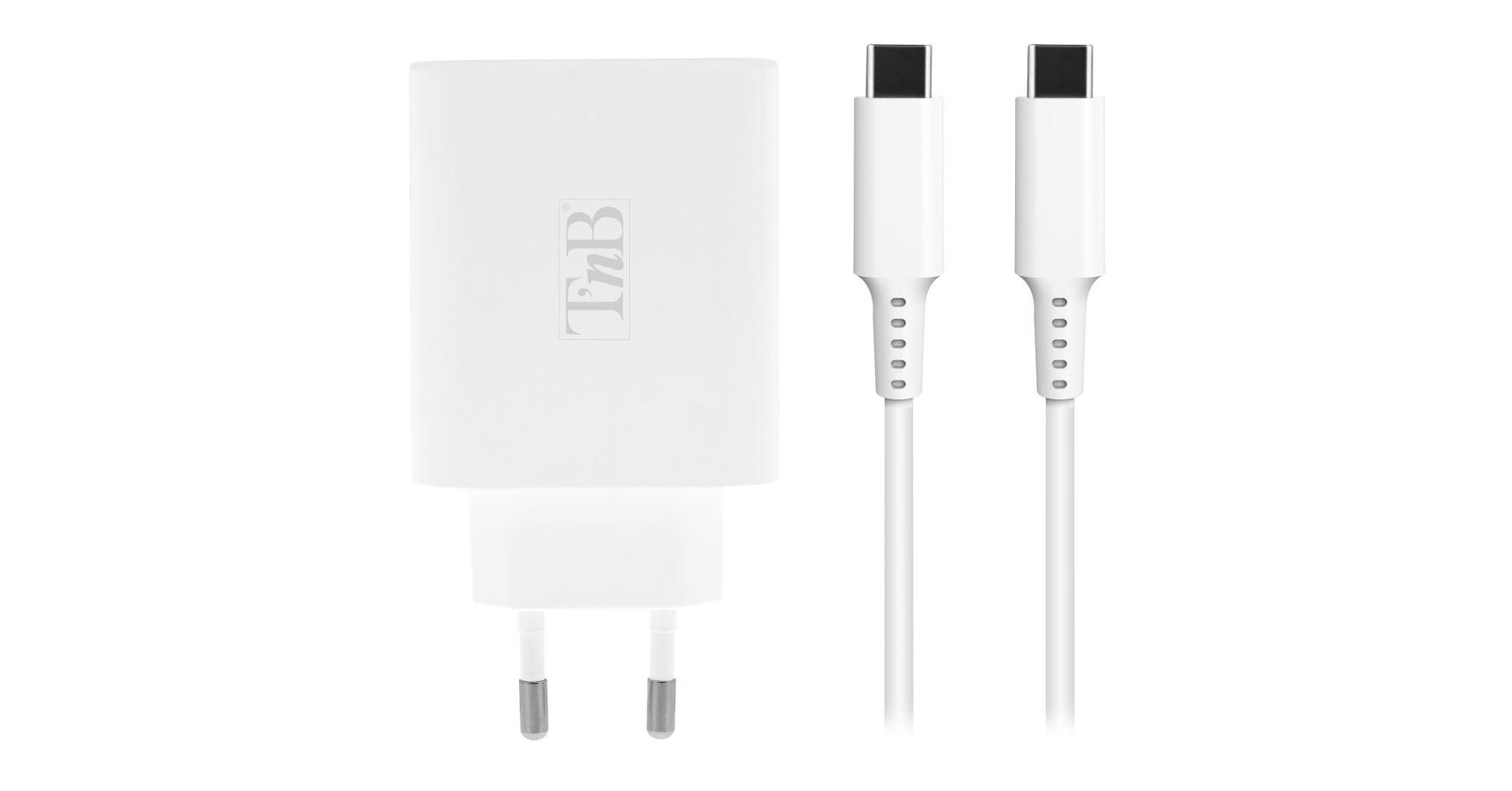 TnB iClick 65W Compact Charger White - TnB - PCLAND