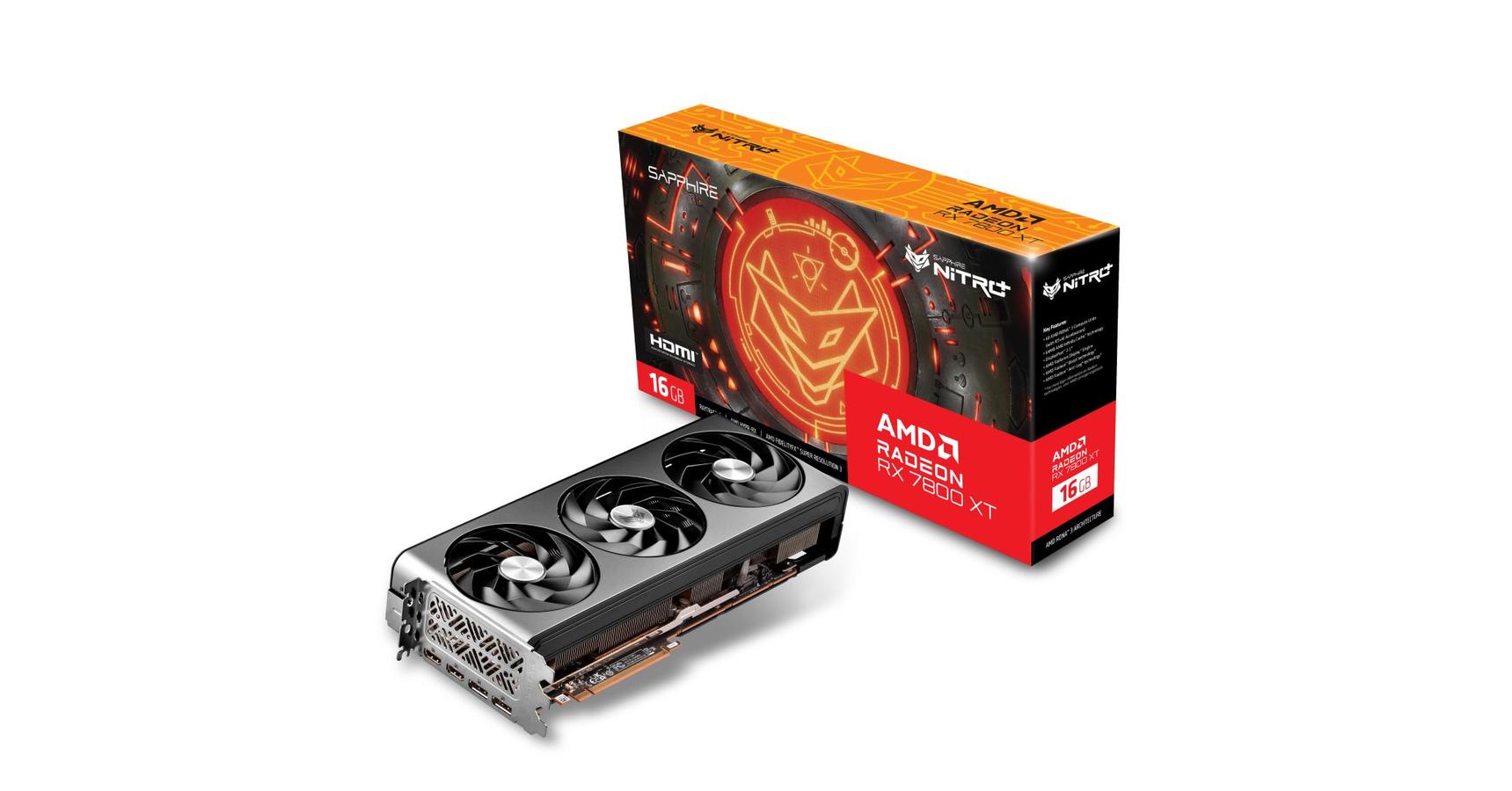 Sapphire Radeon RX 7800XT 16GB DDR6 OC Nitro+ - Sapphire - PCLAND