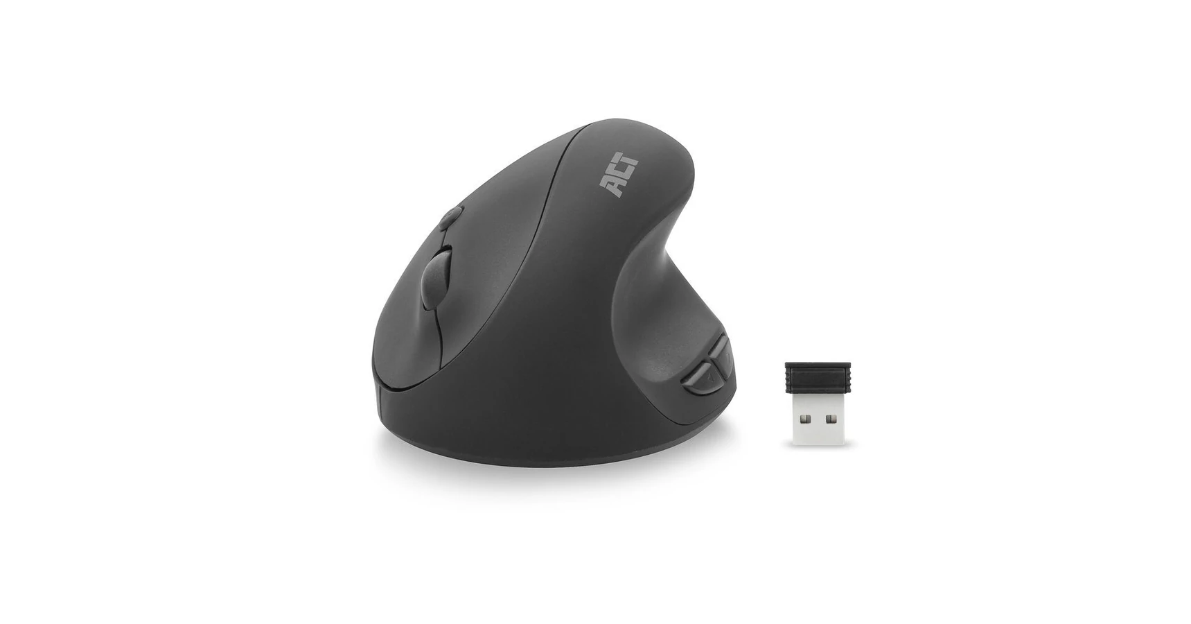 ACT AC5101 Wireless Ergonomic Mouse Black - ACT - PCLAND