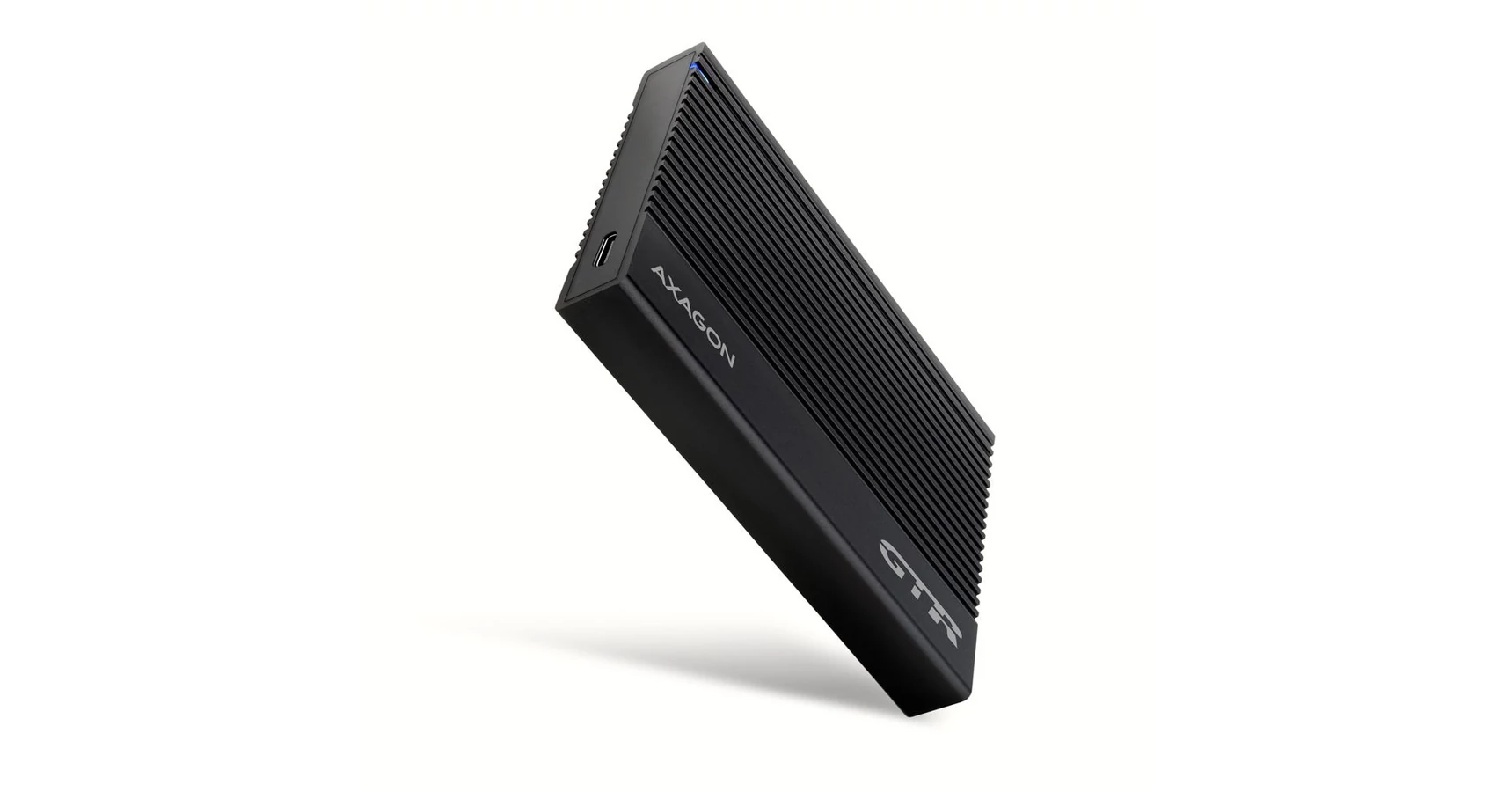 AXAGON EE25-GTR USB-C 3.2 Gen 2 - SATA 6G, 2.5 External RIBBED box Black - AXAGON - PCLAND