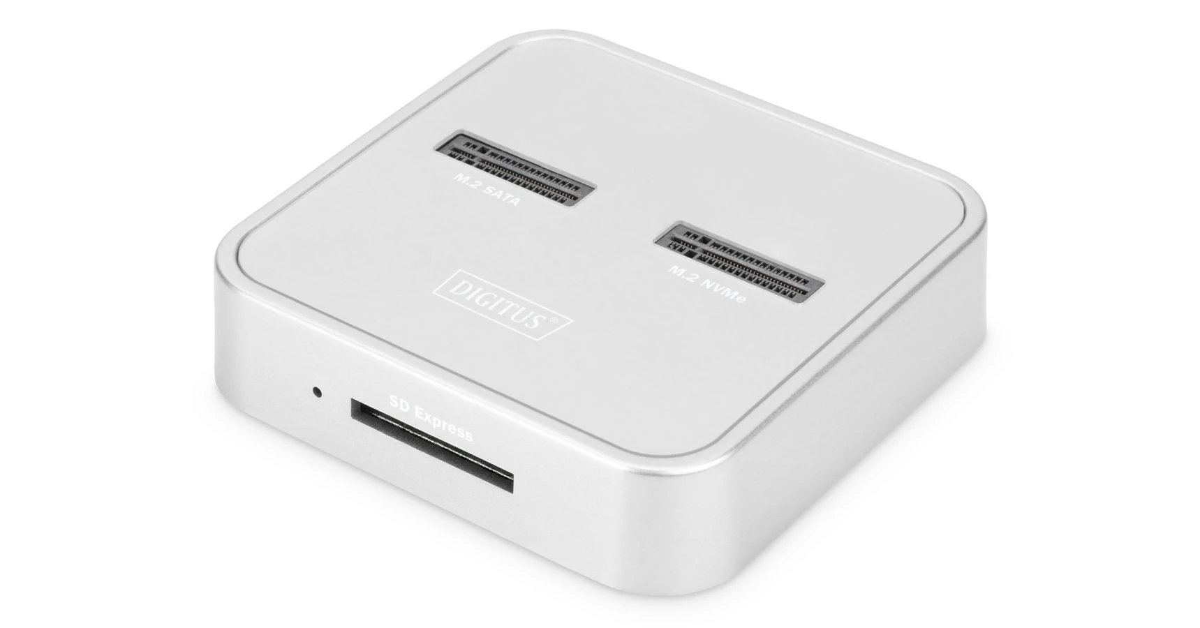Digitus M.2 NVMe + M.2 SATA SSD Docking Station with SD Express Card ...