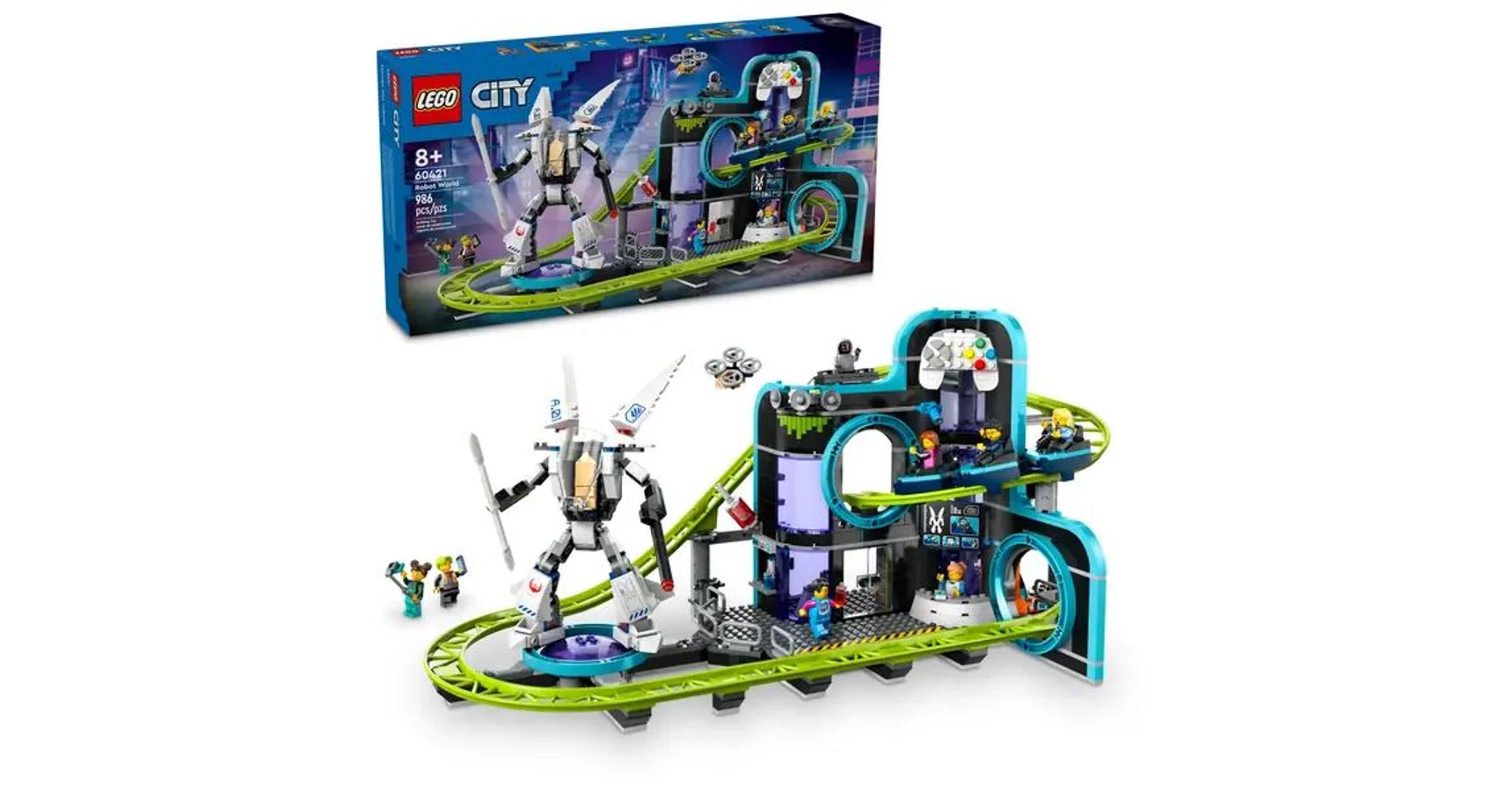 LEGO City - Robotvilág hullámvasút (60421) - Lego - PCLAND