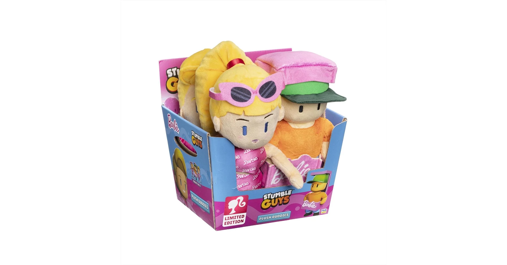 Stumble Guys x Barbie plüss figura, 20 cm - 4 féle - PCLAND