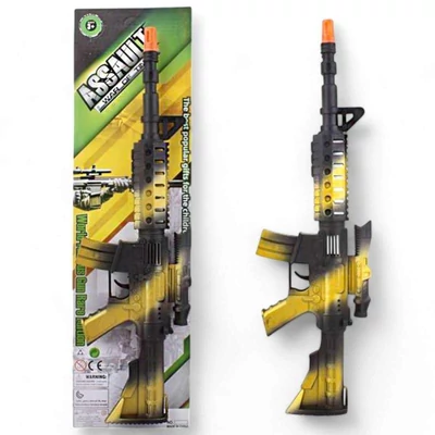 Gépfegyver, szikrázó, 14x49 cm lapon - PCLAND